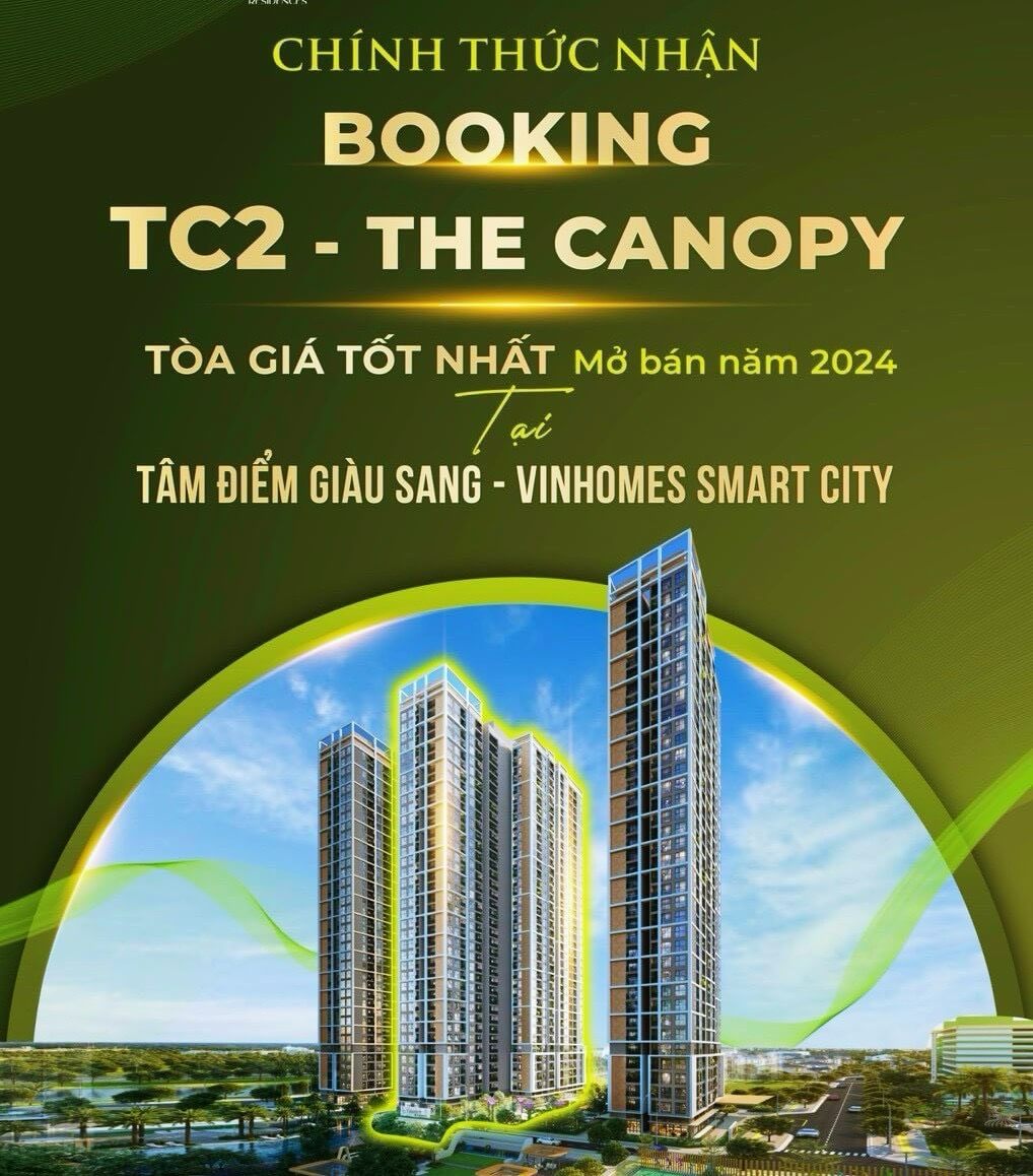Chính thức ra mắt tòa TC2 The Canopy - Vinhomes Smart City